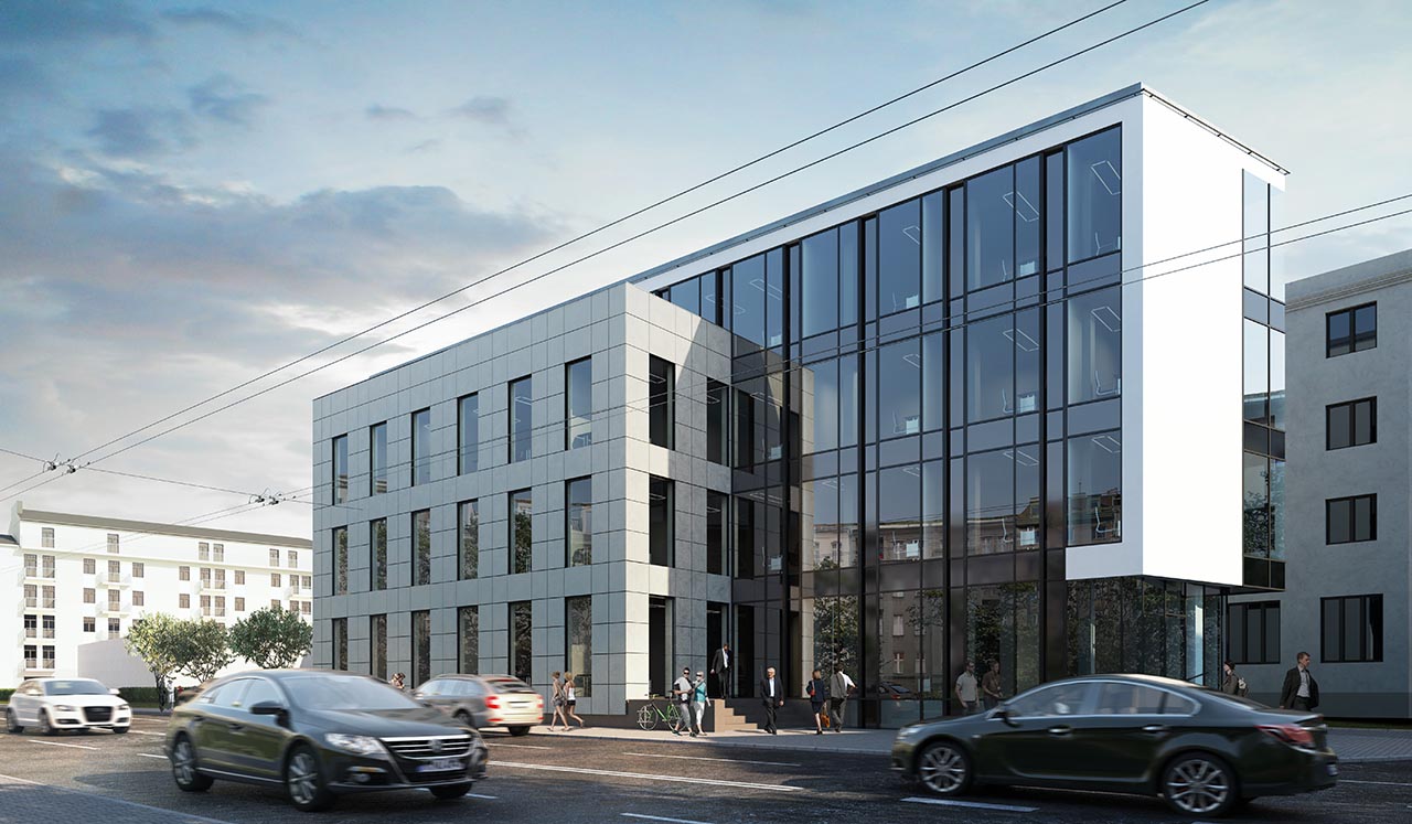 Exterior Office Building For Architecture